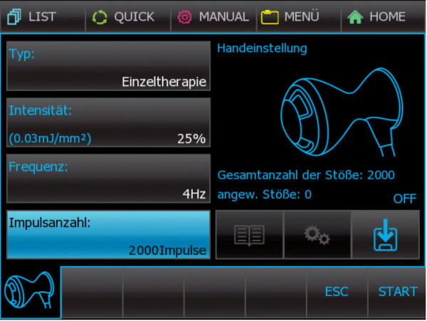 BTL-6000 FSWT - fokussiertes Stoßwellentherapiegerät